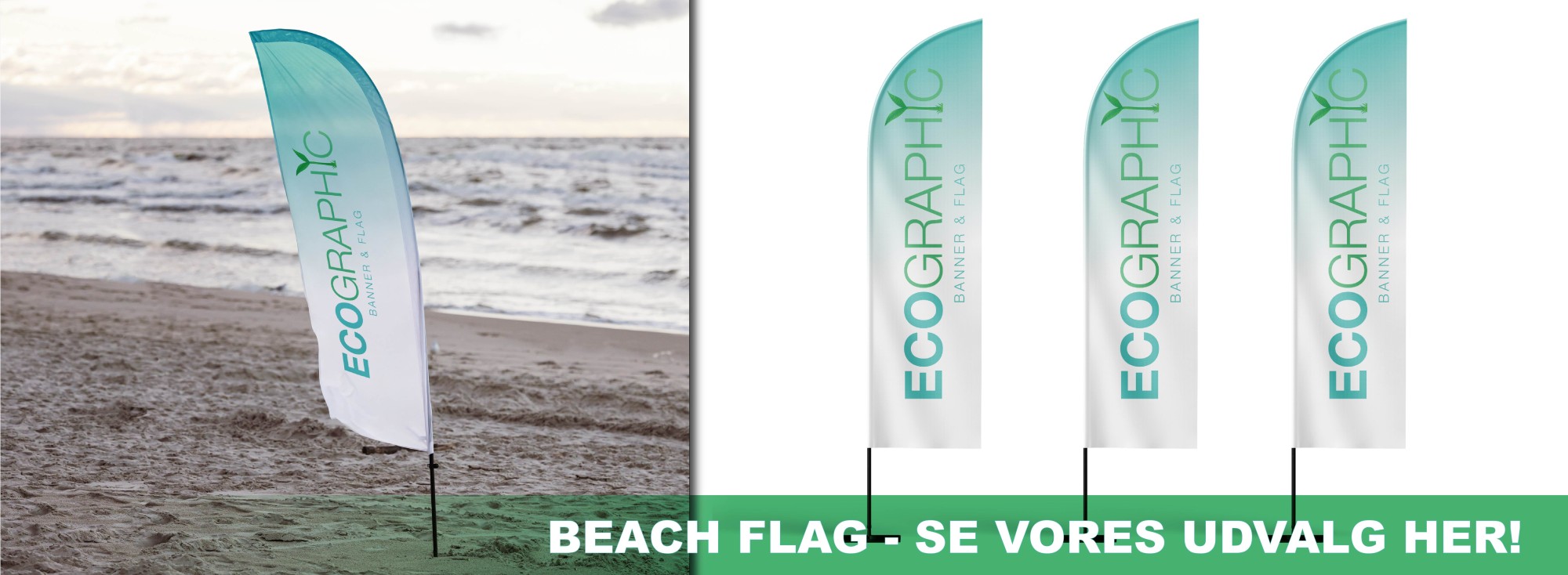 Ecographic - Banners og Flagstangsflag